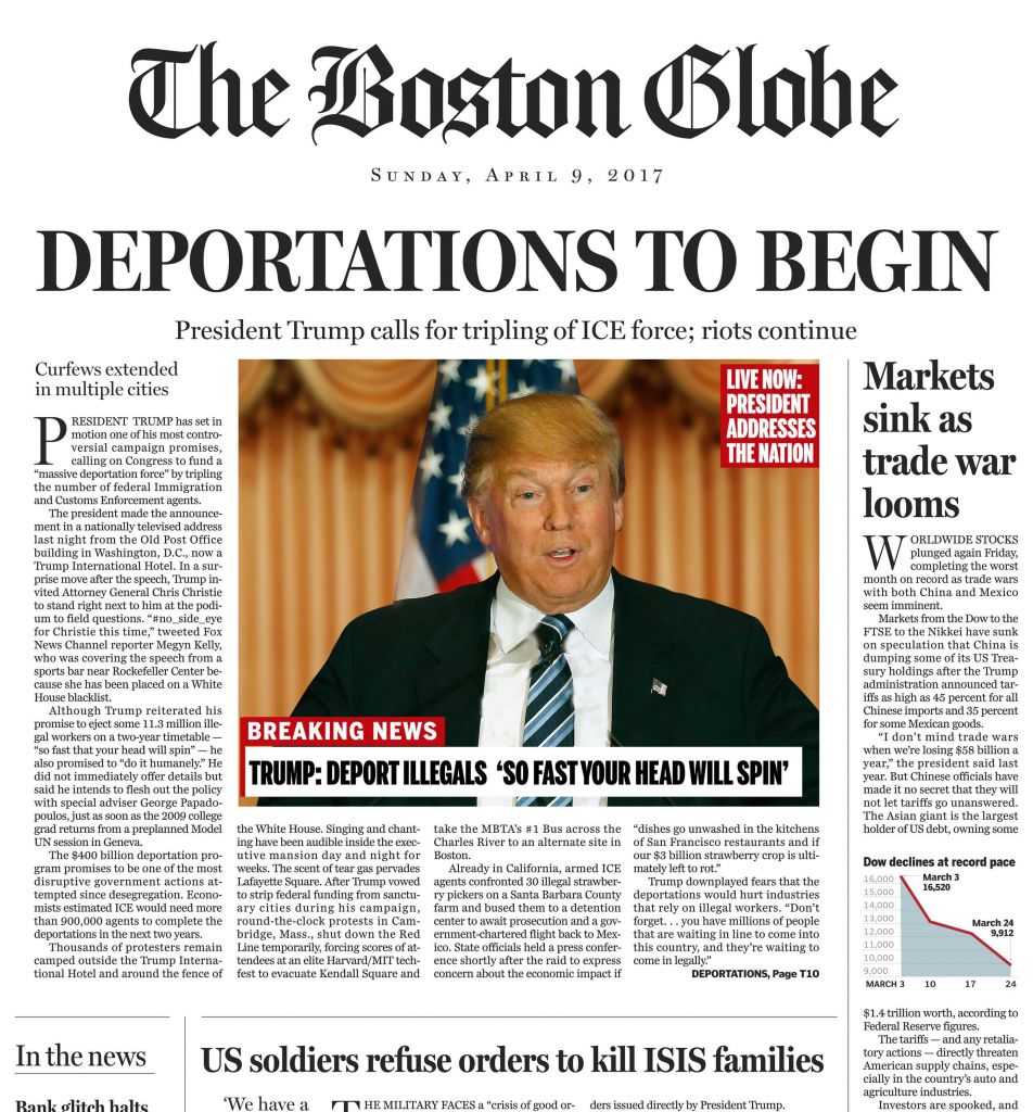 US Newspaper Publishes Fake President Trump Front Page The Times Of US Newspaper Publishes Fake President Trump Front Page The Times Of