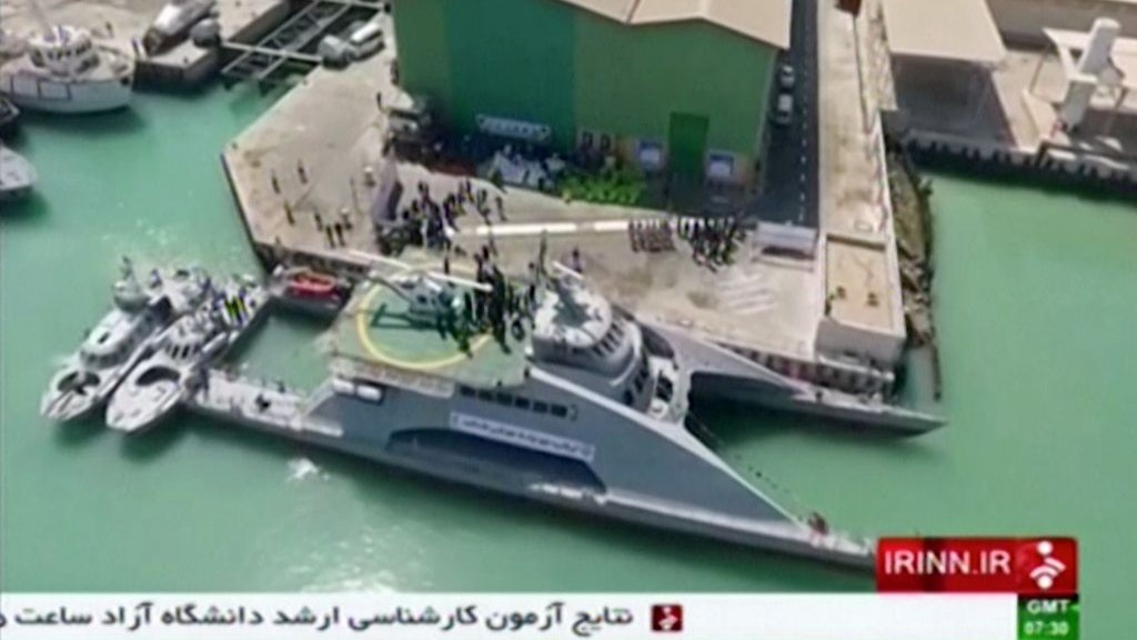 Iran Unveils Catamaran Capable Of Carrying Helicopter The Times Of Israel